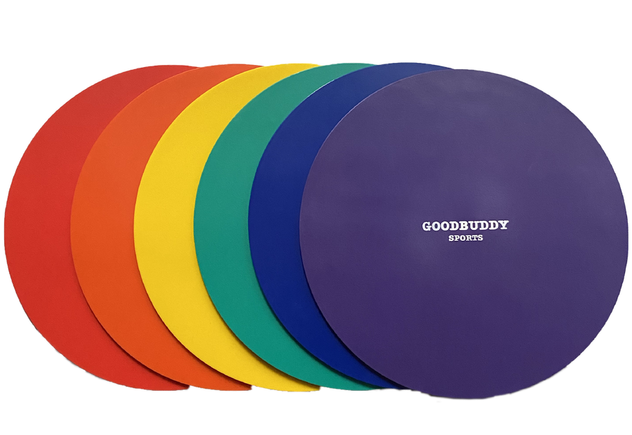 Rubber Coloured Circles/Set x 6 – Goodbuddy Sports DoE Catalogue
